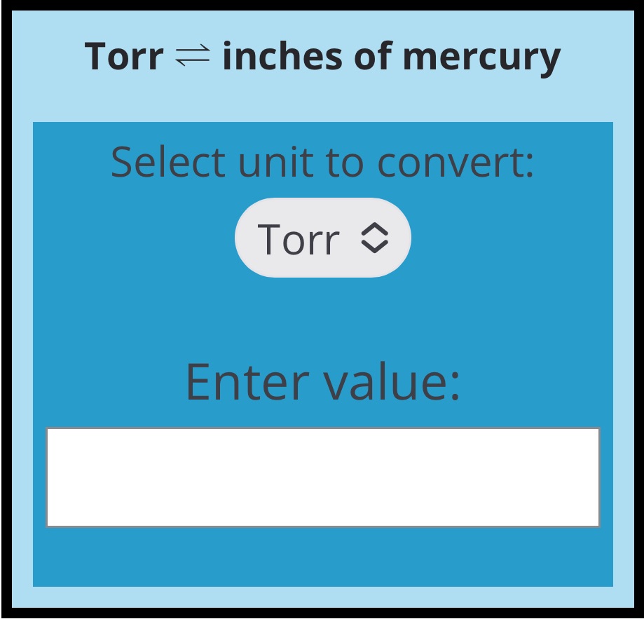Torr To Inhg Pressure Conversion Torr To Inhg Pressure Conversion