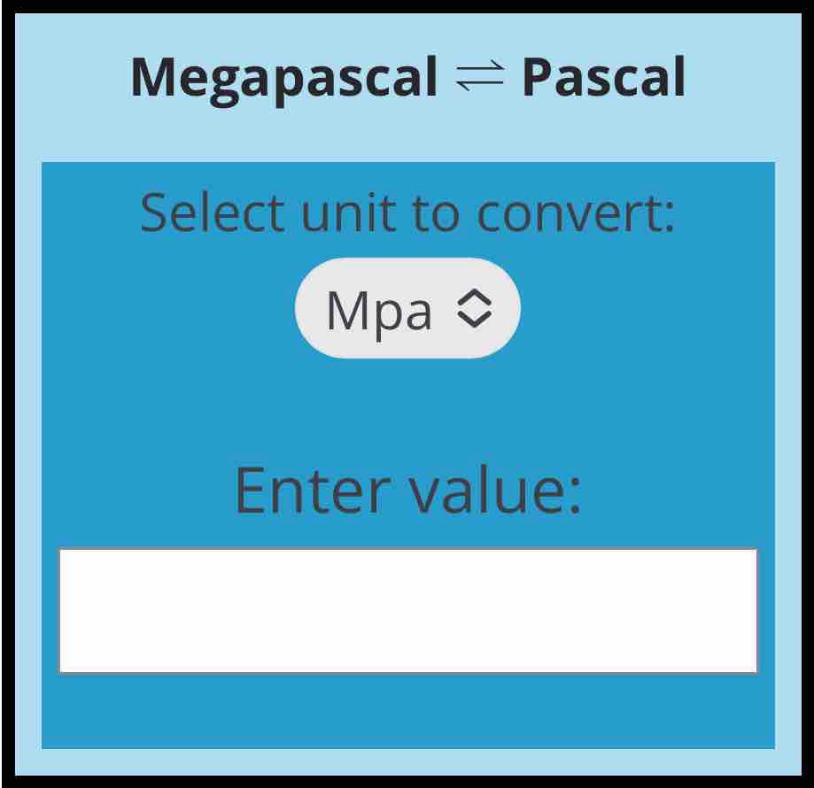 Mpa To Pa Pressure Conversion Mpa To Pa Pressure Conversion