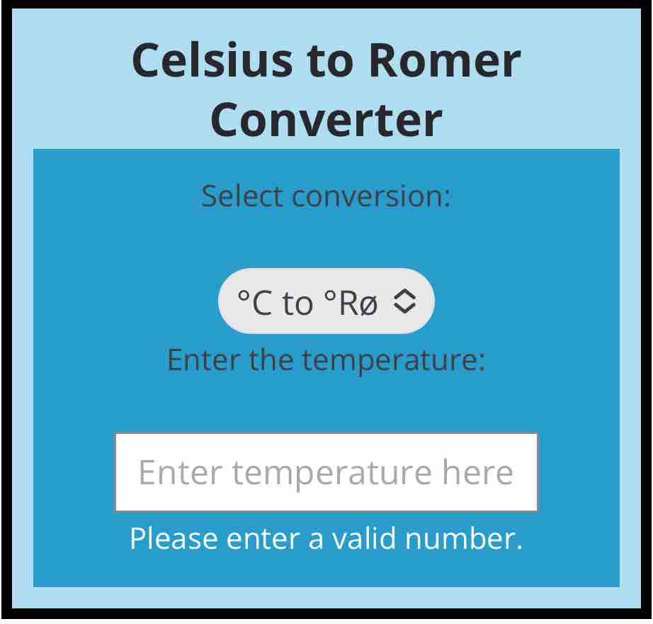 Celsius to Romer | Temperature Conversion