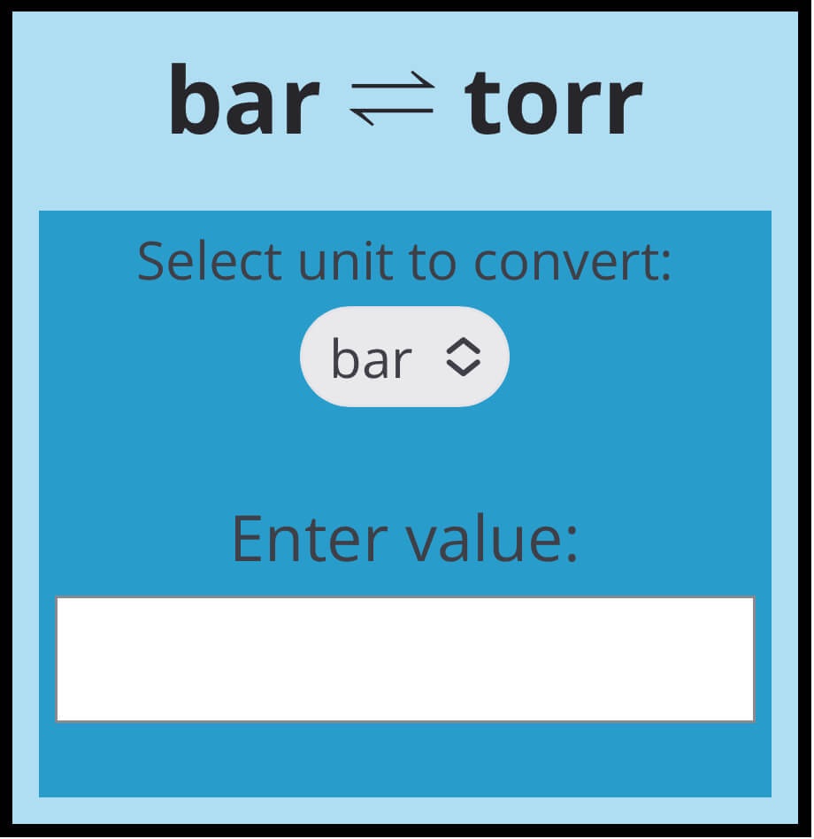 Bar To Torr Instrumentation Basics Bar To Torr Instrumentation Basics
